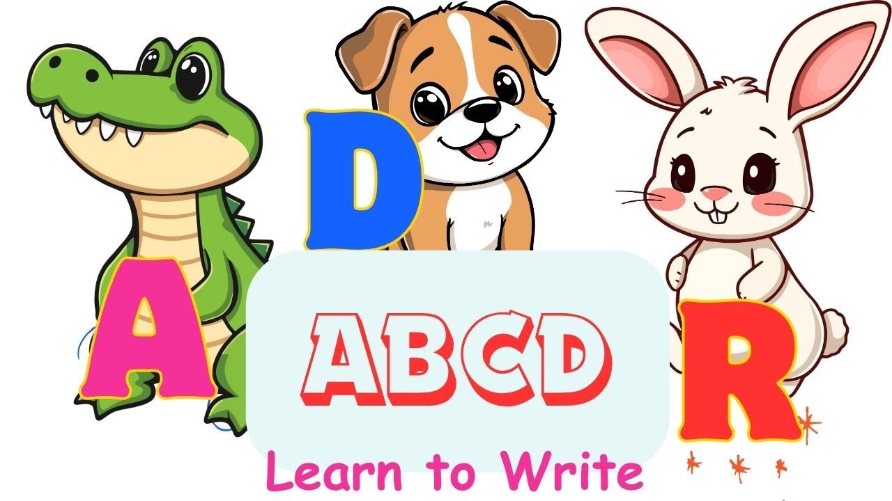 Let's Learn to Write the English Alphabet Together! | Fun Learning for ...