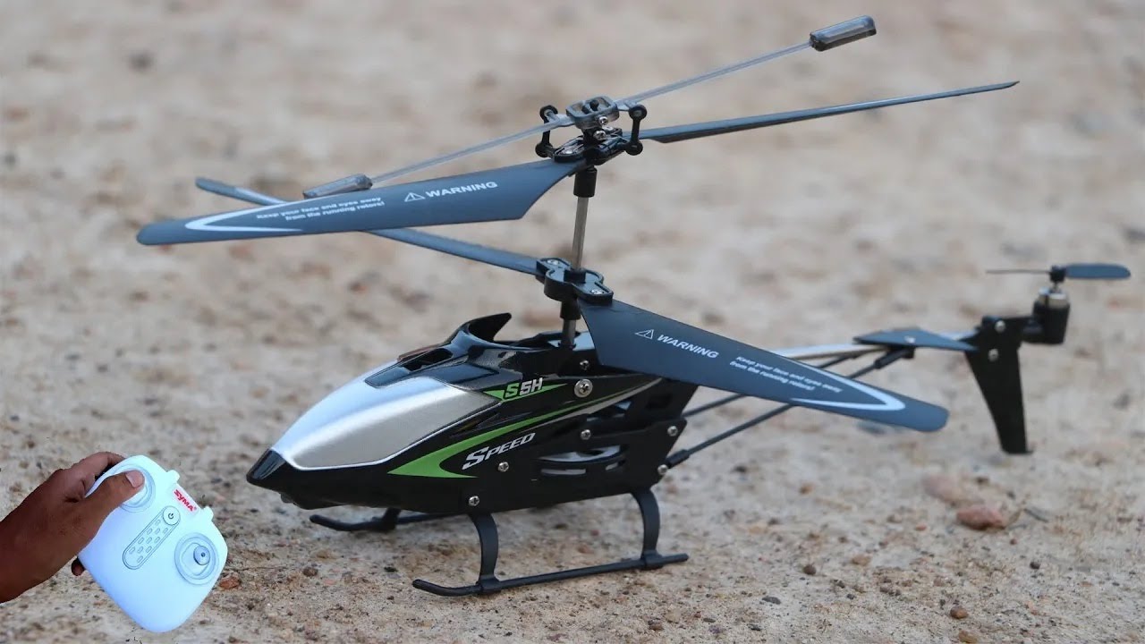 3.5 channel Syma S5H rc helicopter Unboxing and fly test - YouTube