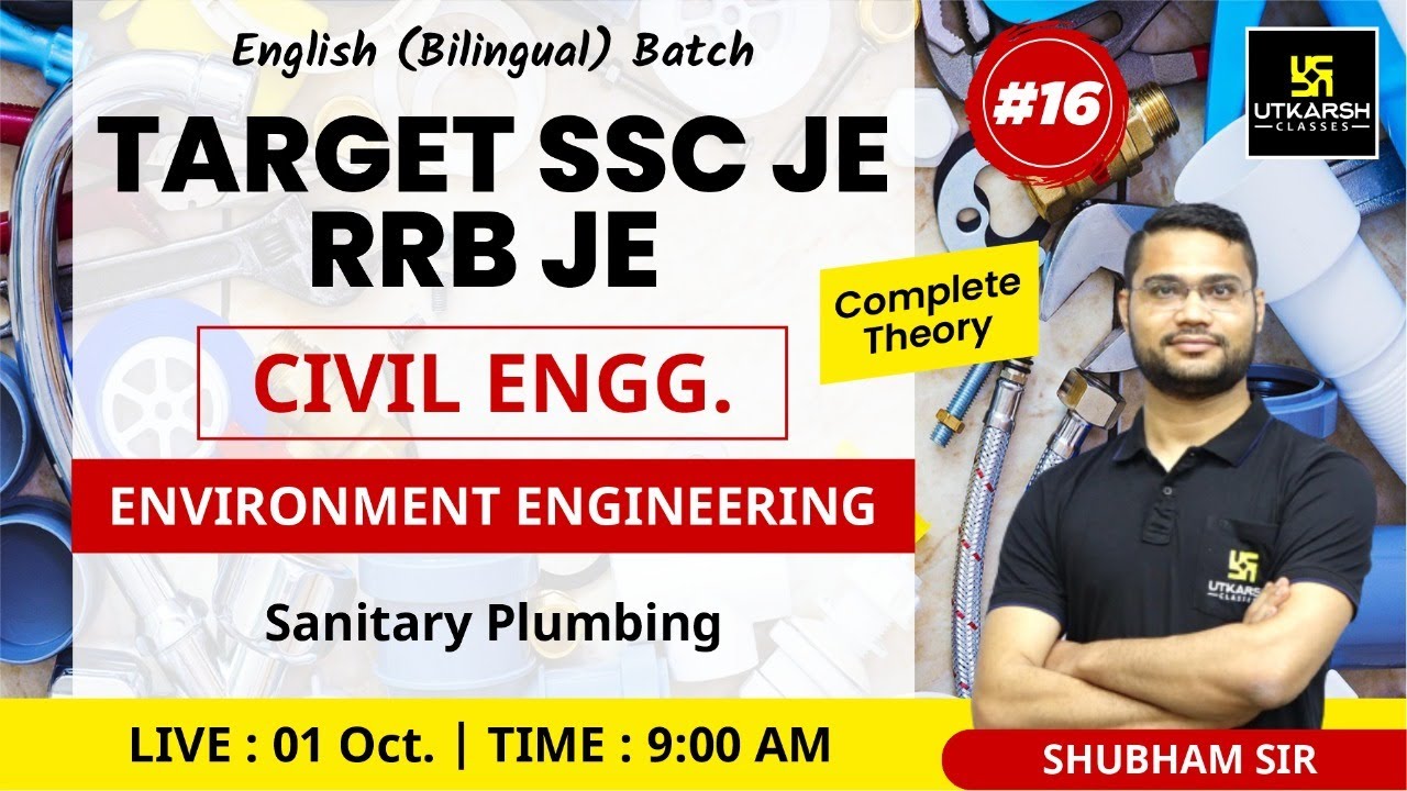 Environment Engineering #16 |Civil Engg. | English Bilingual Batch|SSC ...