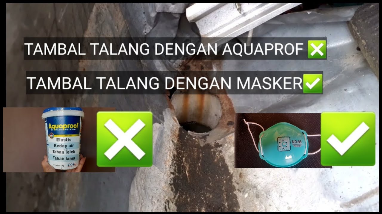 CARA TAMBAL TALANG SENG YANG BOCOR || TUTORIAL TAMBAL TALANG SENG - YouTube
