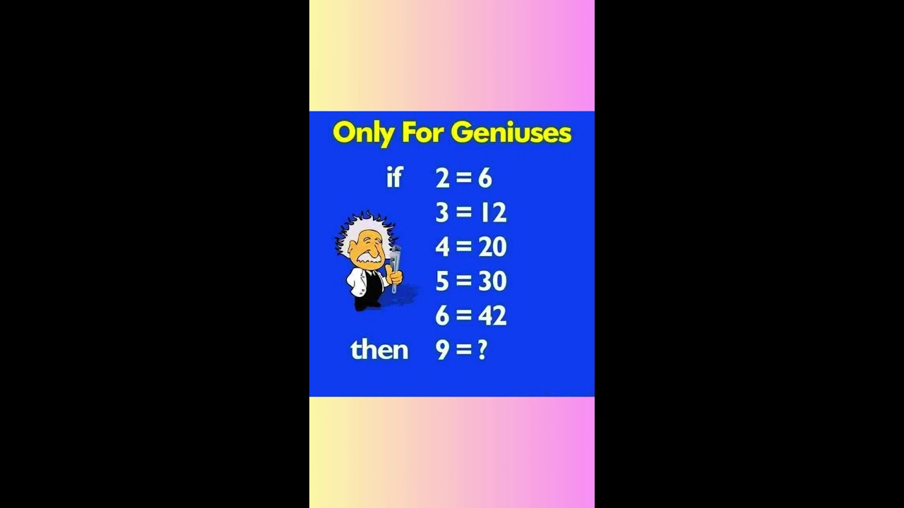 Only Geniuses Can Solve This Viral Math Puzzle! 🔥🧠 | Can You Crack It ...