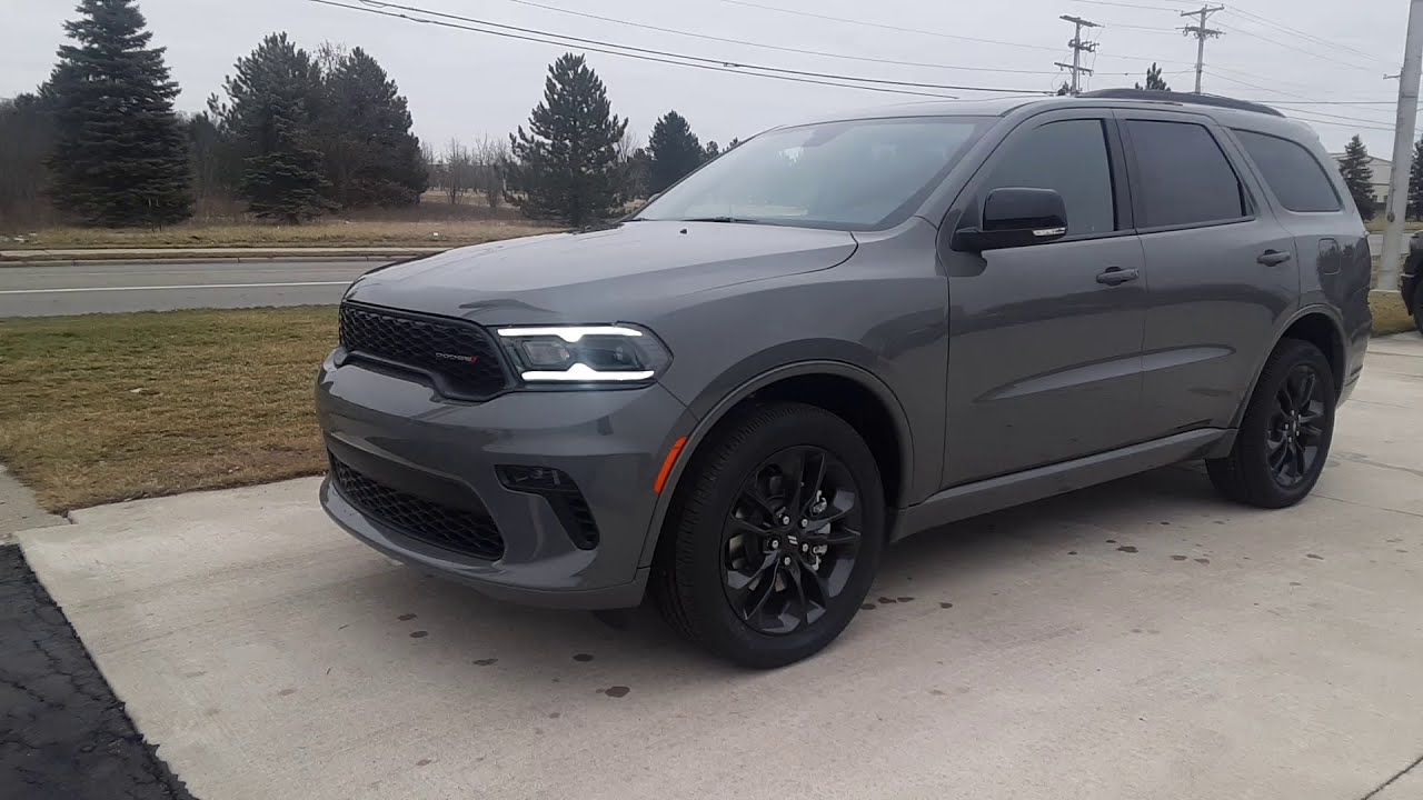 New 2021 Dodge Durango GT PLUS AWD Walk Around (N21126) - YouTube