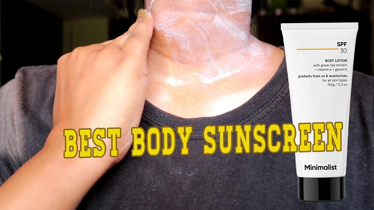This could be your Body SPF / Minimalist's SPF 30 Body Lotion - YouTube