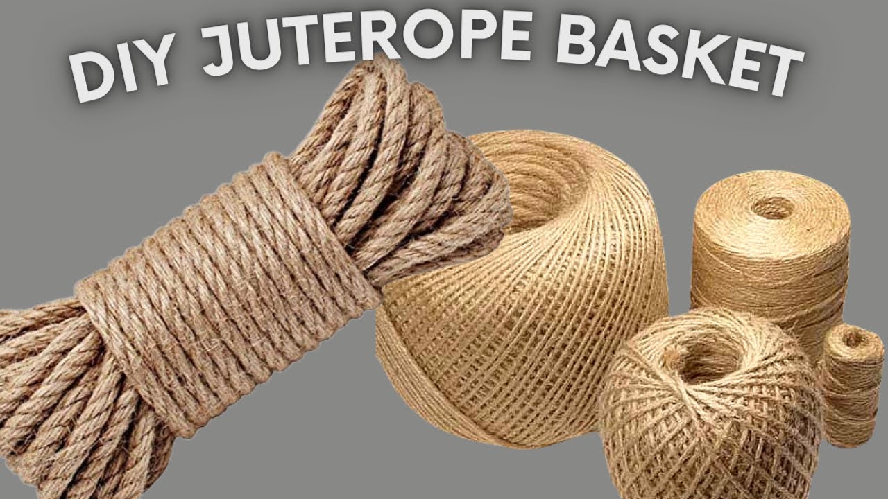 5 Eco-Friendly Jute Rope Basket ideas|| 5 easy and affordable DIY jute ...