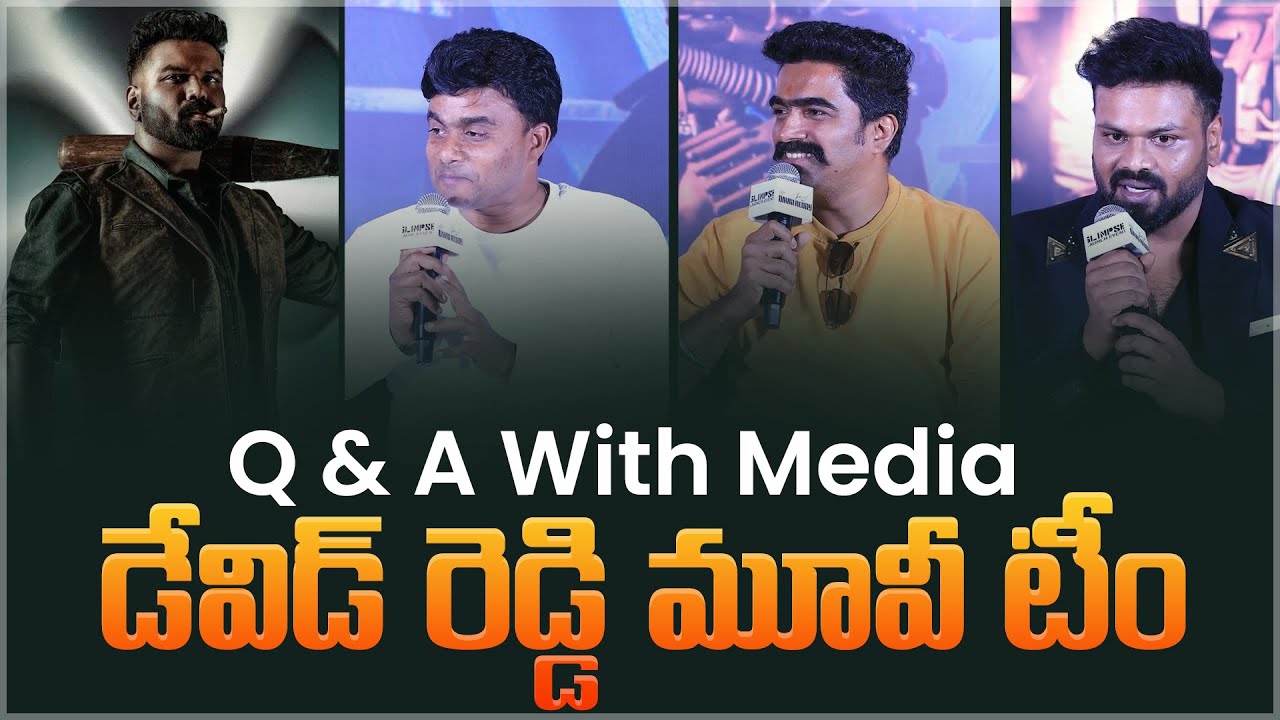 Speed of David Reddy Movie Team Q&A with Media | Manchu Manoj | Hanuma ...