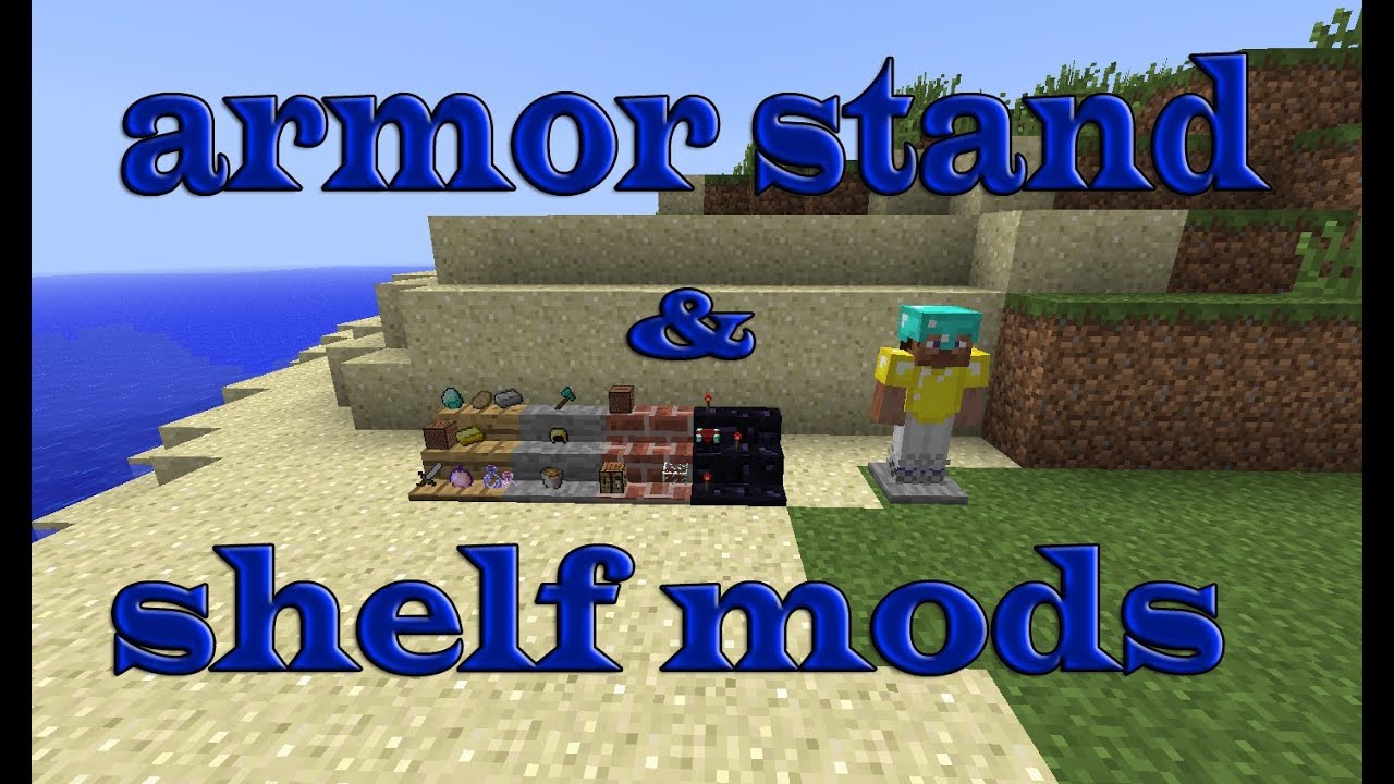 Como instalar: Shelf & Armor Stand Mods para minecraft 1.5.1 - YouTube