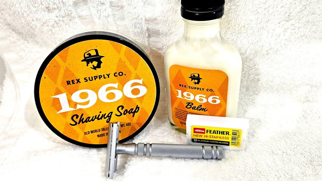 Feather ASD2 Safety Razor. Rex Supply Company 1966 Shaving Soap ...