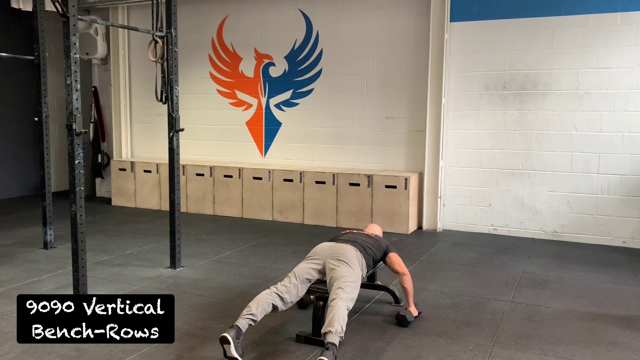 9090 Vertical Bench-Rows - YouTube