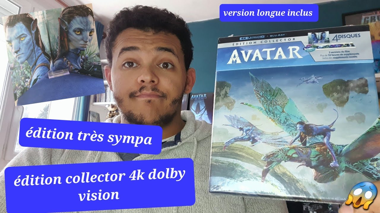unboxing avatar édition collector 4k ultra HD bluray dolby vision ( 3 version du film) 😊 - YouTube