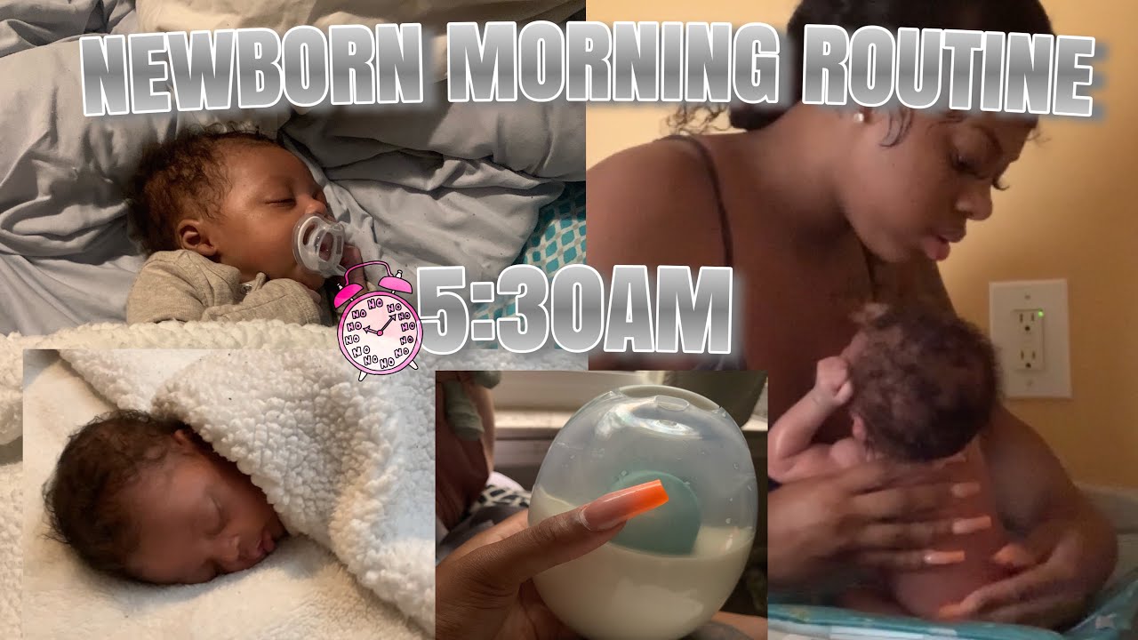 Newborn Morning Routine College Mom First Time Mom Youtube