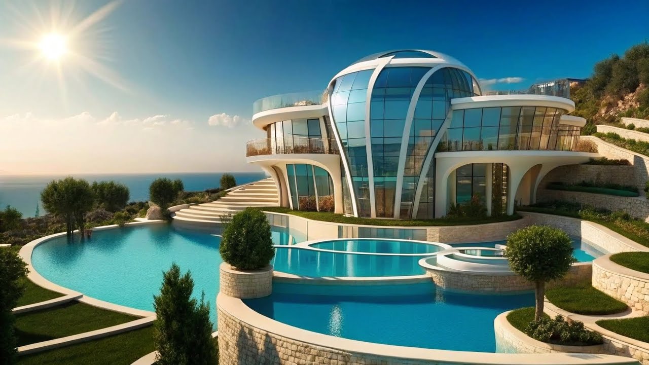 Inside The Celestial Villa 🔥 A 4K Dream Mansion Floating Above the ...