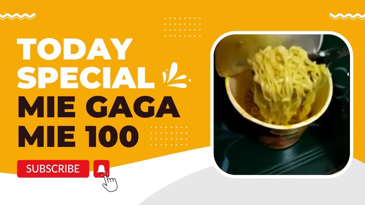 Makan Mie Gaga alias Mie cepe 100. rasanya nikmat pedes dahsyat. # ...