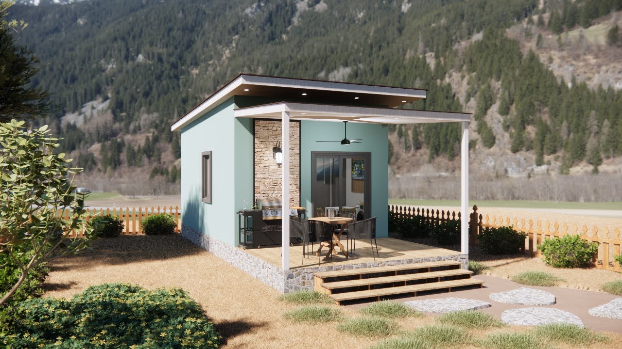 Simple Cozy Living: 4x6m Small House with All the Comforts - YouTube