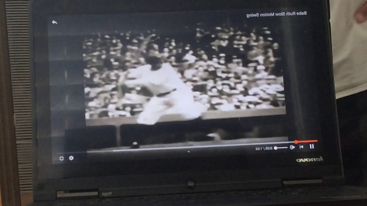 Babe Ruth’s swing (if right-handed) - YouTube