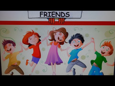 2.SINIF İNGİLİZCE 2.UNITE  FRIENDS KELIMELER VE KONU ANLATIMI - MEB -eba