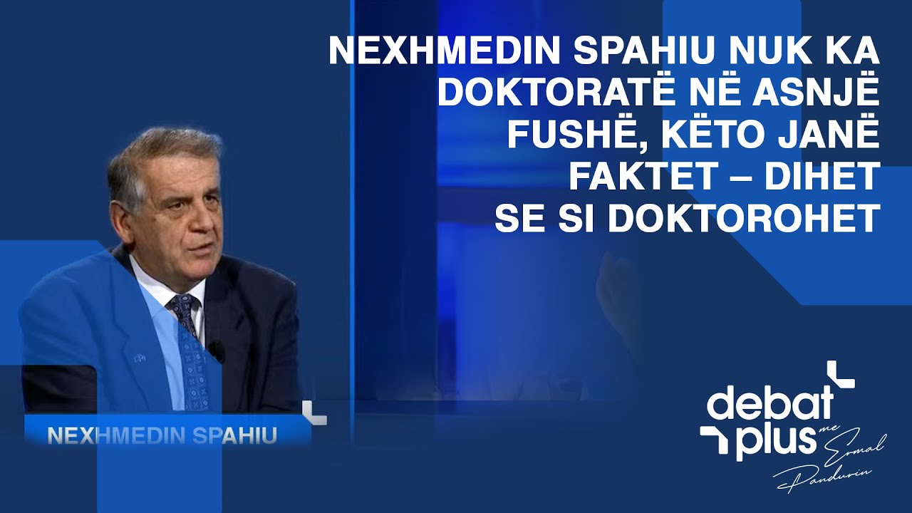 Enver Hasani i shkruan “live” Ermal Pandurit:Spahiu nuk ka doktoratë në ...
