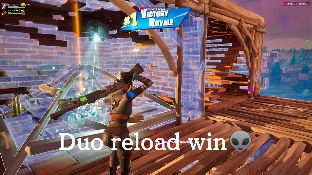 Fortnite reload win 👽 - YouTube