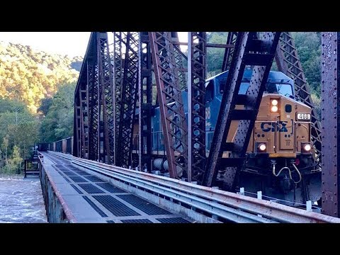 RJ Corman Loop Creek Branch Coal Train Interchanging @ CSX Mainline ...