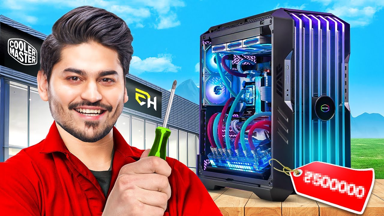 I Build The Ultimate GAMING PC w/ Elite Hub x Cooler Master - YouTube