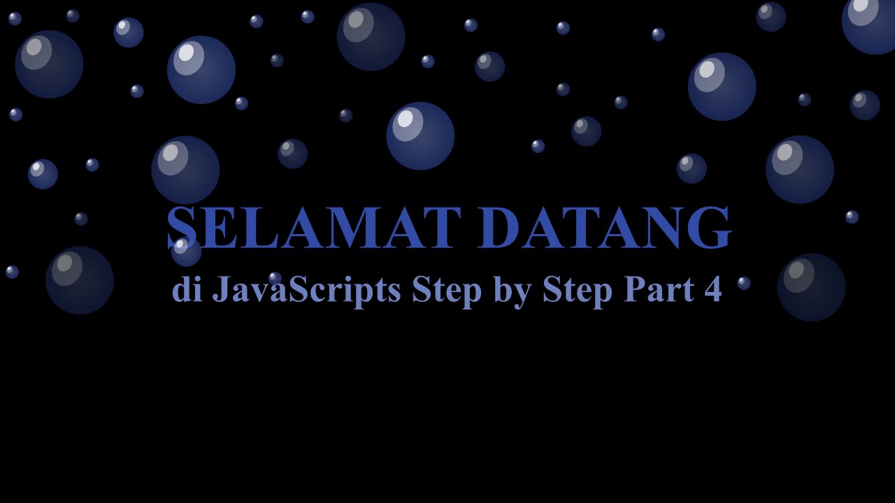 JavaScript Part 4 - YouTube