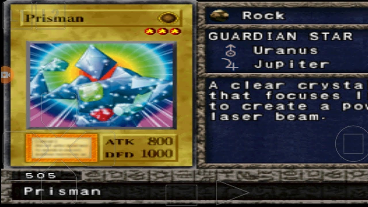 UNBOXING YUGIOH FORBIDDEN MEMORIES SERANGAN MONSTER PRISMAN GUARDIAN ...