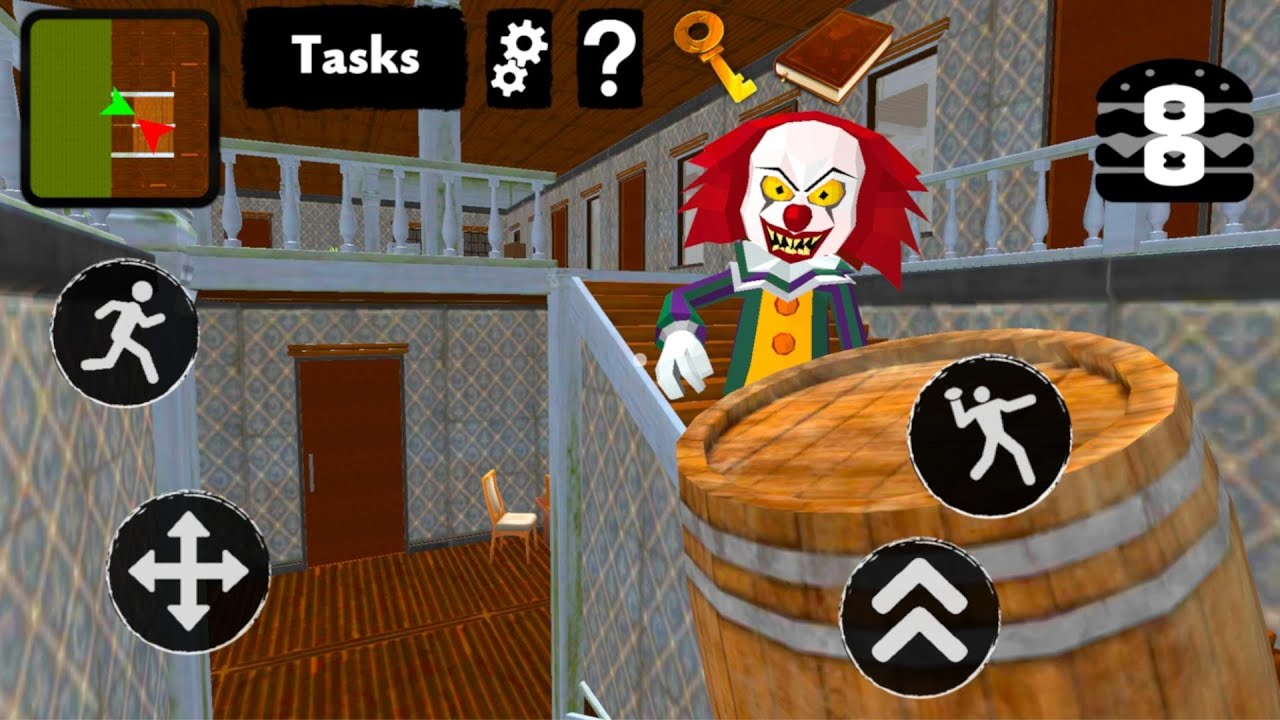 Clown Neighbor Escape: Level 2 - YouTube