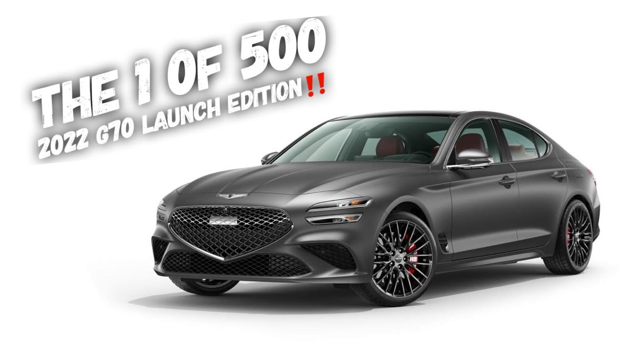 A Limited 2022 Genesis G70 Launch Edition Coming To America - YouTube