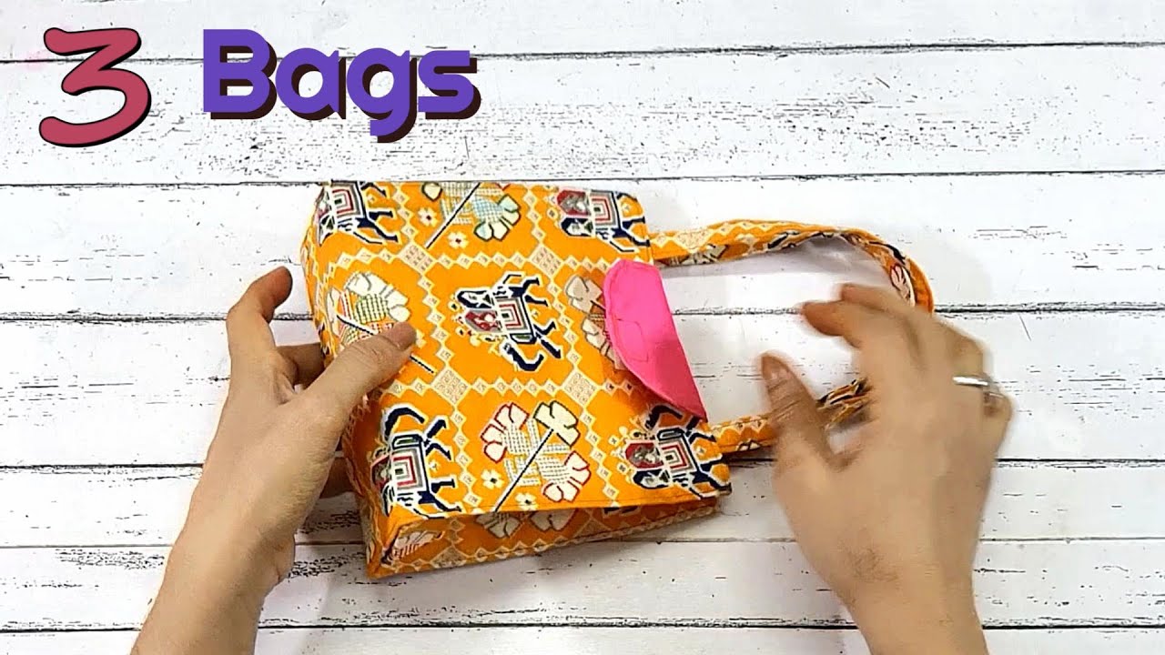 3 Easy, Quick and Simple Very Useful Bags You Can Make In Minutes - YouTube