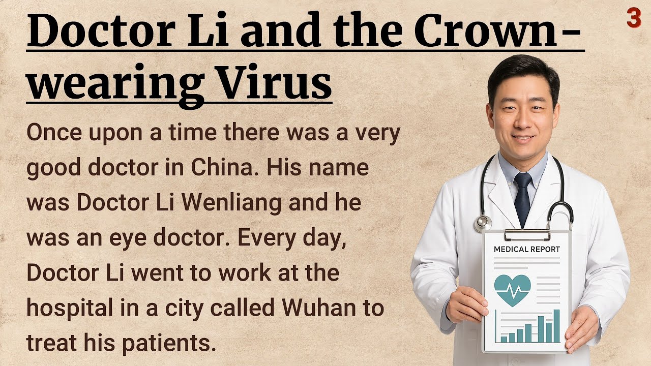 Learn English through Stories Level 3 | Doctor Li and the Crown-wearing ...