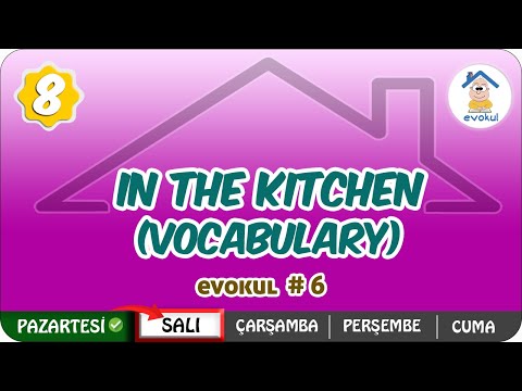 In The Kitchen ( Vocabulary) | 8.Sınıf #uzaktanegitim #evokul Kampı
