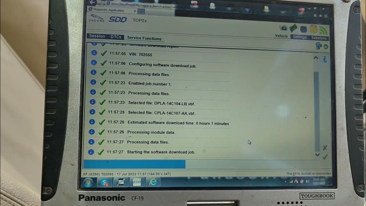 Jaguar xf bcm programming by JLR - YouTube