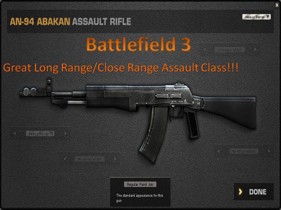 Best Battlefield 3 Long Range Assault Loadout!!! - YouTube
