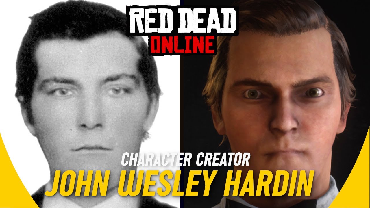JOHN WESLEY HARDIN: Character Creator (Legendary Outlaw) RDR2 - YouTube