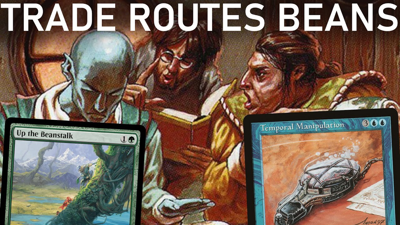INFINITE TRADES! Legacy Sultai Trade Routes Up The Beanstalk Combo ...