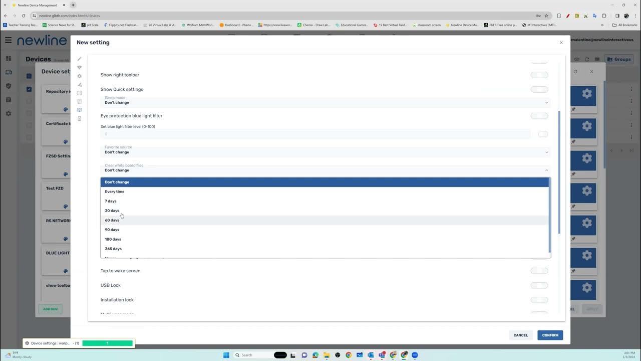 Newline Display Management: Newline Settings Menu - YouTube