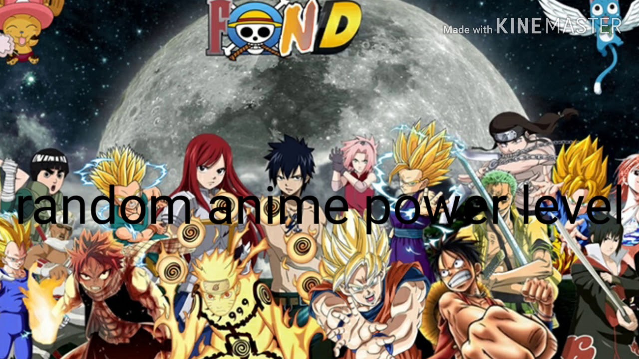 Random anime power level - YouTube