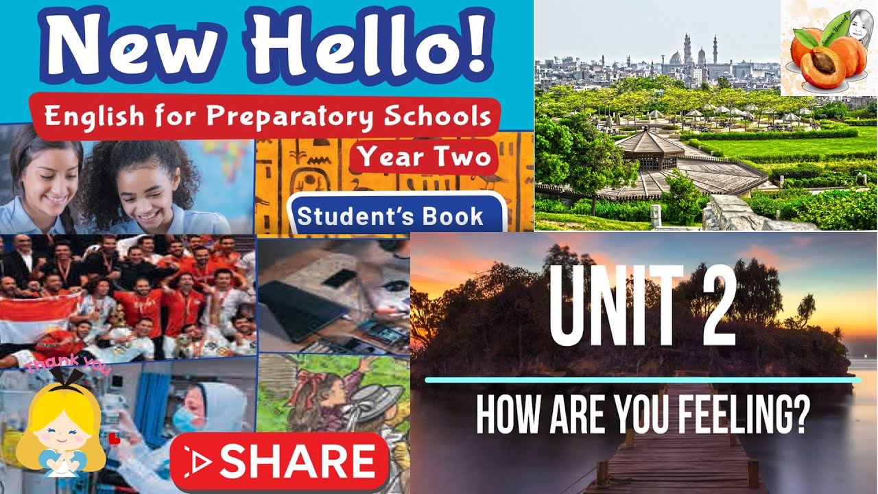 New Hello Prep 2 👍😀Unit 2 Listening questions with answers 2023 نصوص ...