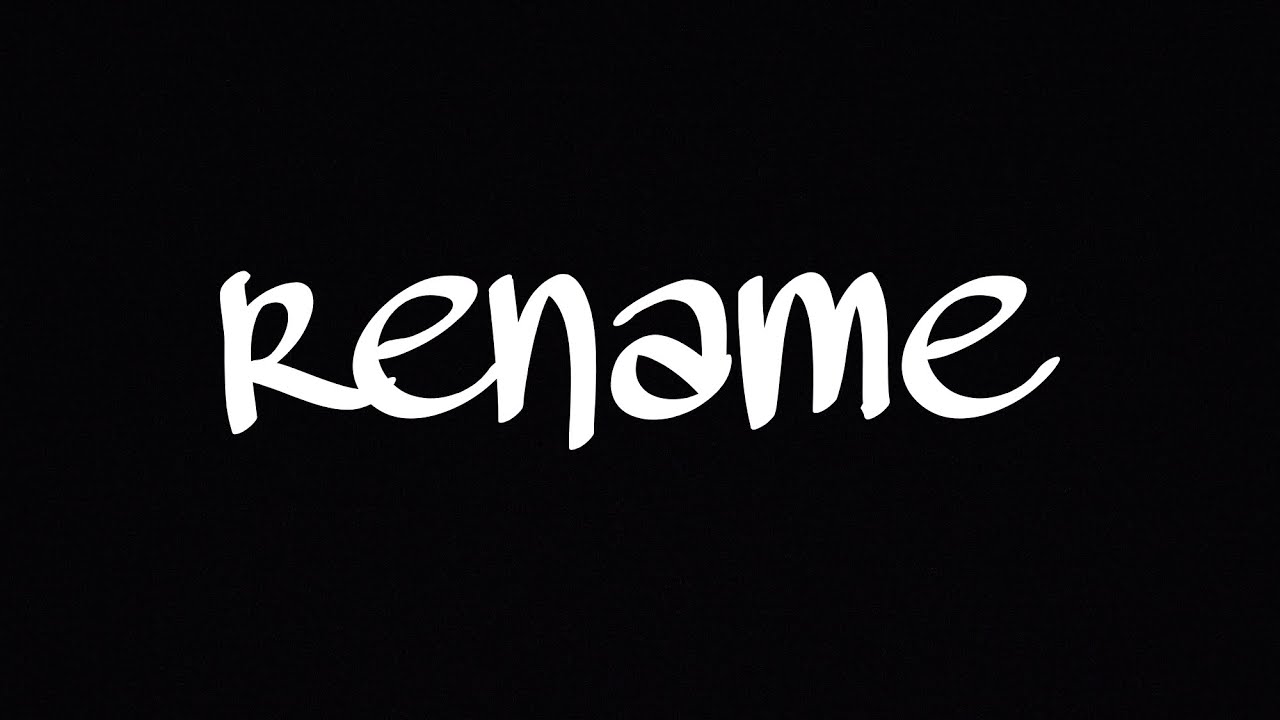 Rename YouTube rename-youtube