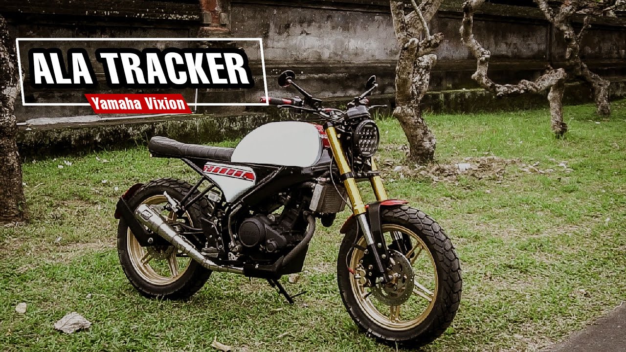 Vixion custom tracker Yamaha Racing - YouTube