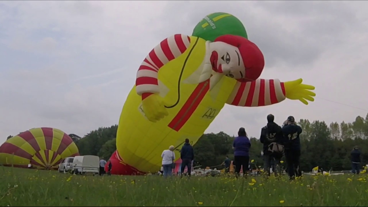 McDonald's hot air balloon Special shape inflation (Midlands Air ...