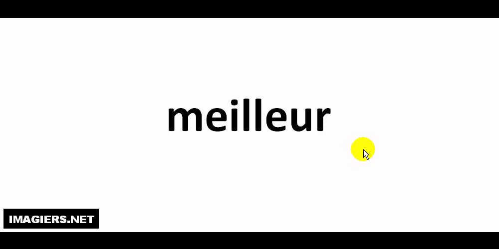 How to pronounce meilleur - YouTube