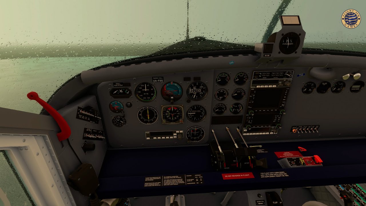 Microsoft Flight Simulator 2020: PC-6 - Engine Controls and Rain Sounds ...