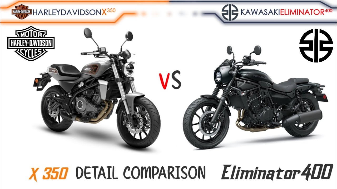 Kawasaki Eliminator 400 VS Harley Davidson X350 | Comparison | Mileage | Top Speed | Bike ...