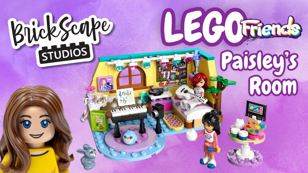 LEGO Friends Paisley’s Room (42647) | Build & Review - YouTube