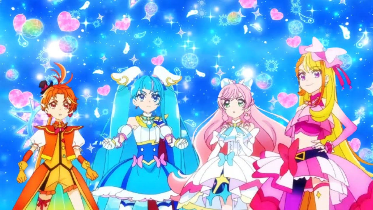 Hirogaru Sky! PreCure ALL THE TRANSFORMATIONS FULL (Pretty Cure) - YouTube