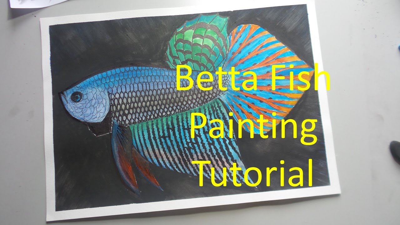 #DeedyDiY 6. BETTA FISH PAINTING TUTORIAL. PART 2/3 - YouTube