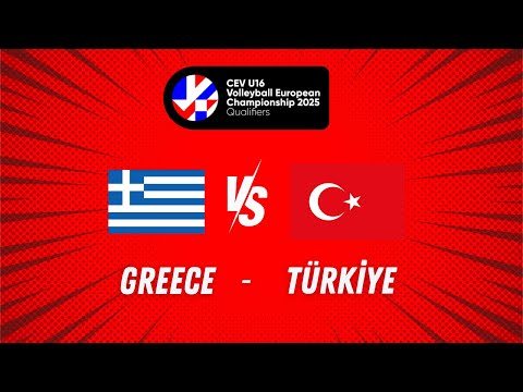 GREECE - TÜRKİYE U-16  Men European Championship - 1st Round Zone BVA