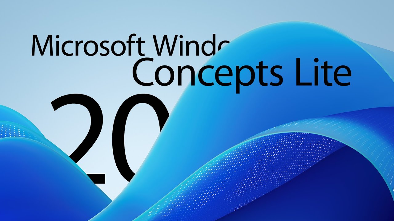 Microsoft Windows Concepts 20 Lite - YouTube