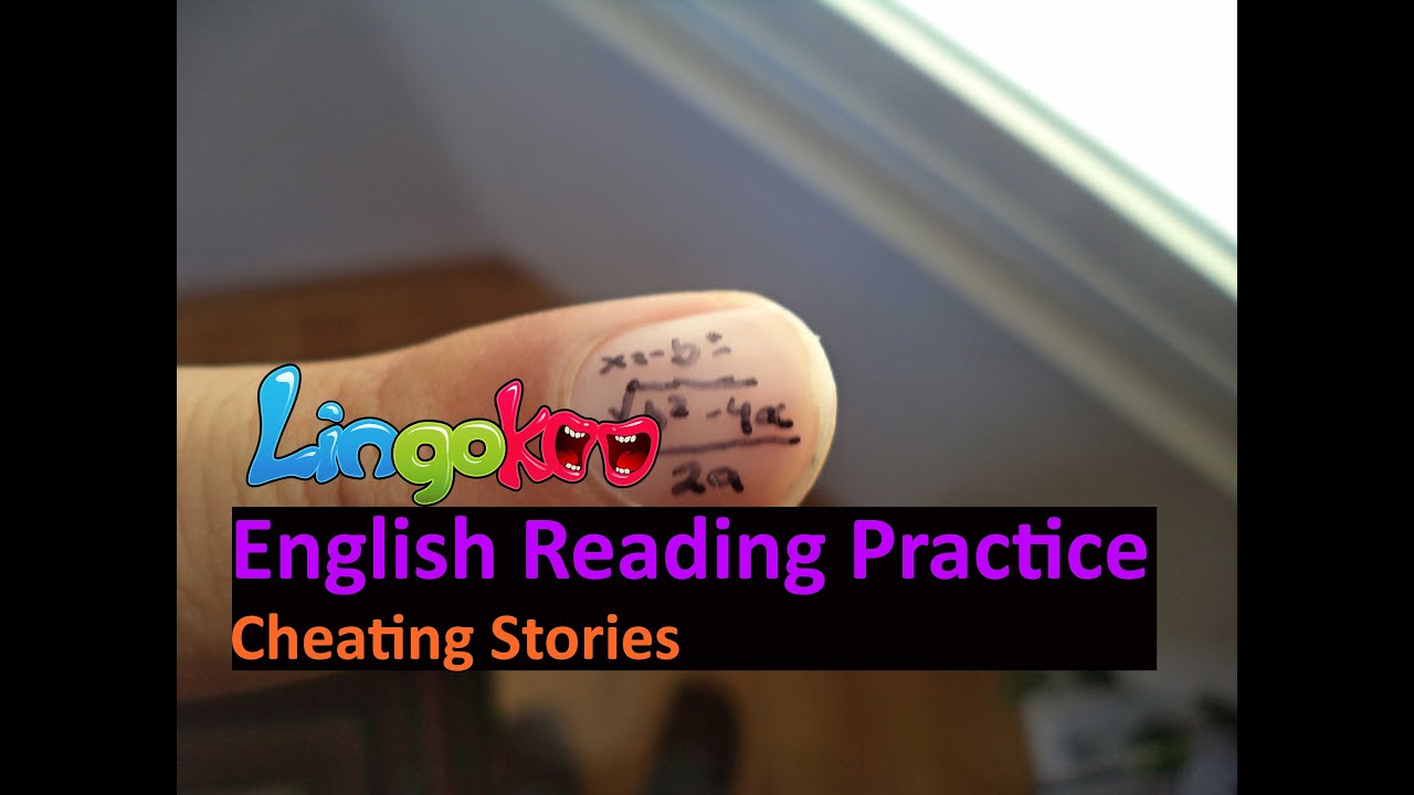 English Reading Skills: Stressed Words: Cheating Stories - YouTube