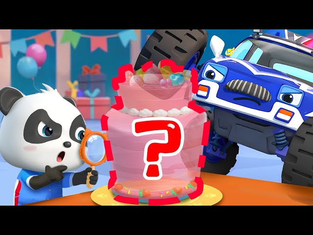 Where is My Cake? 🍰 | Police Car🚓 | Monster Truck | Kids Songs | Kids ...
